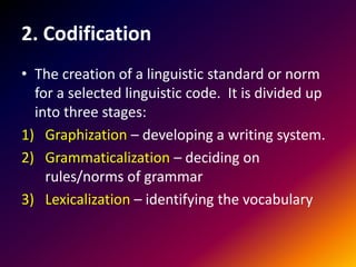 Language Planning and Policy | PPTX