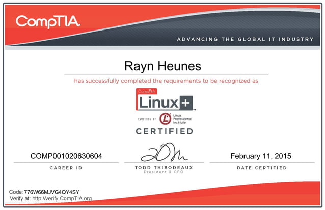 Comp tia linux+ (powered by lpi) certificate | PPT