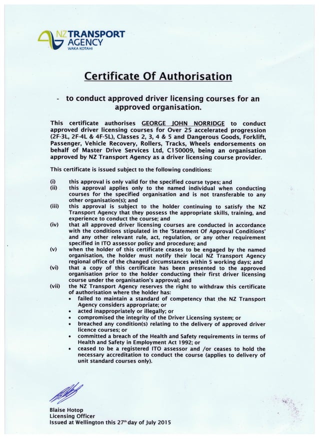 Nzta accelerated | PDF