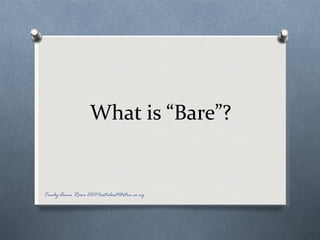 NZ Theatre - Bare | PPT