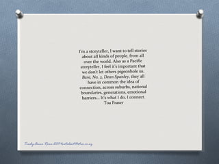 NZ Theatre - Bare by Toa Fraser | PPT