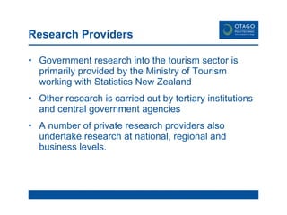 The New Zealand Tourism Sector | PPT