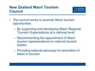 The New Zealand Tourism Sector | PPT