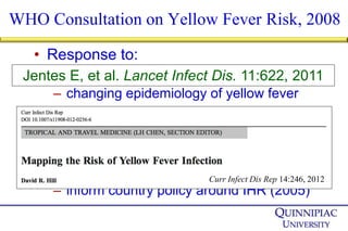 Yellow Fever: Risk Mapping | PPT