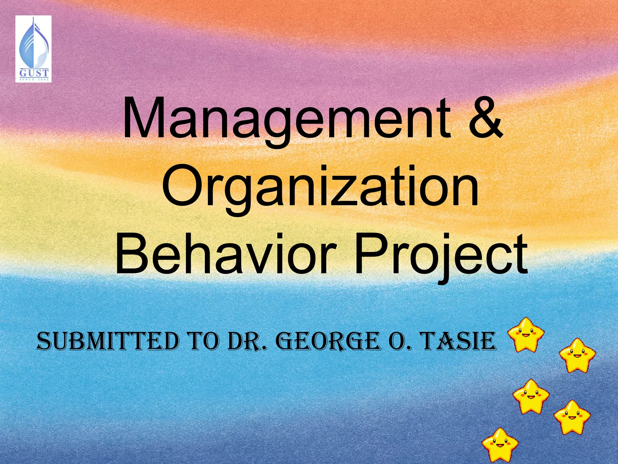Maslow's Hierarchy - Organization Behavior | PPT