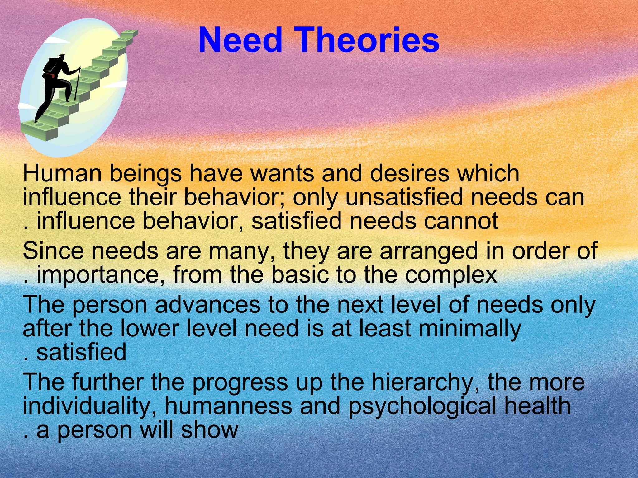 Maslow's Hierarchy - Organization Behavior | PPT