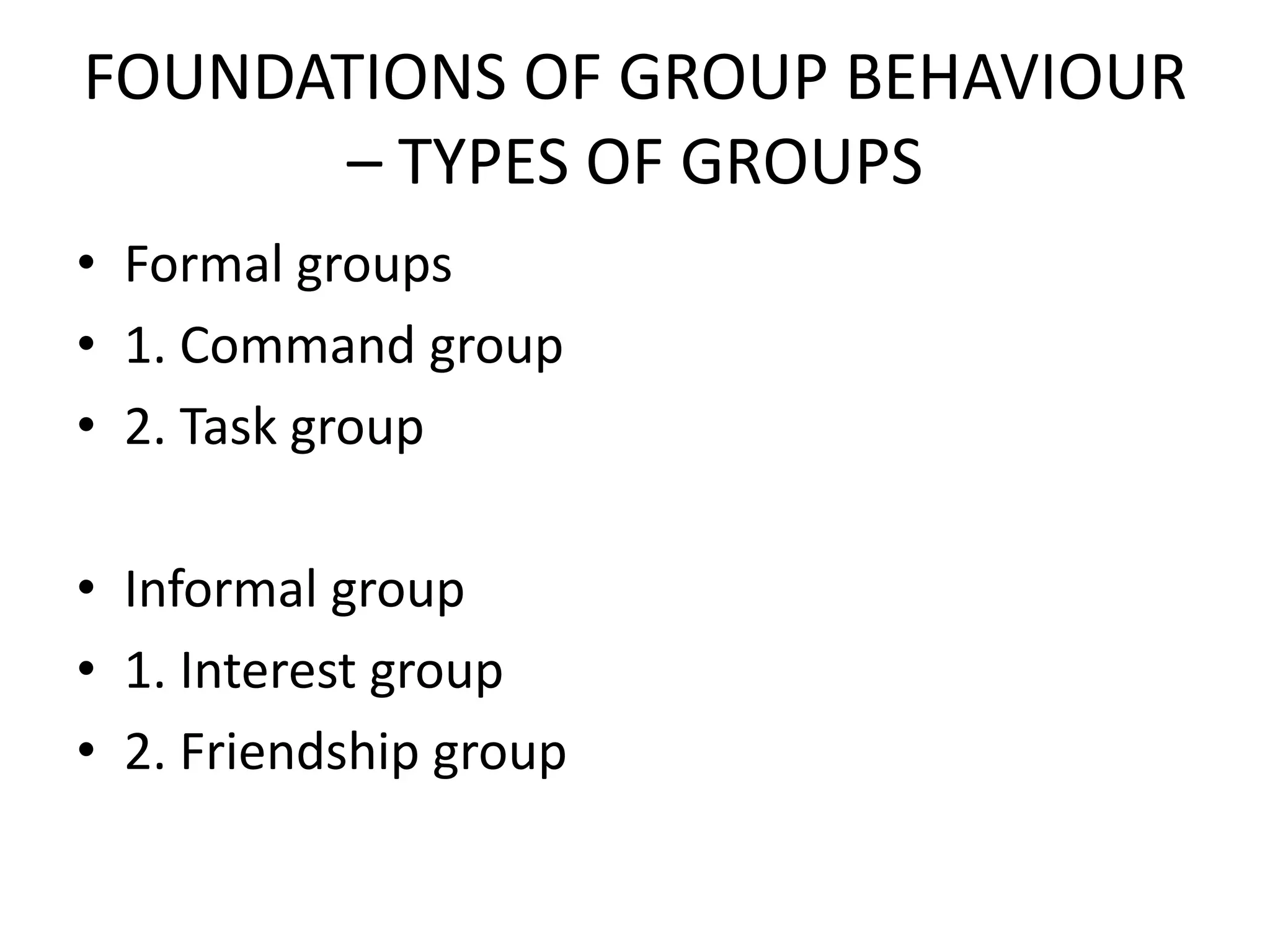 O.b. c 9 foundations of group behaviour | PPTX