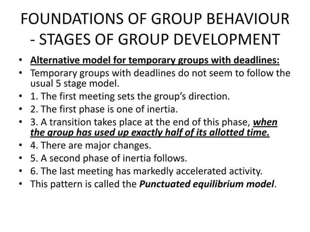 O.b. c 9 foundations of group behaviour | PPTX