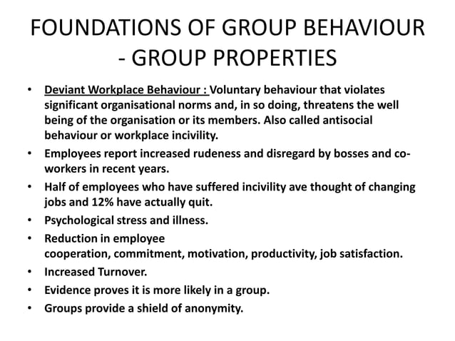 O.b. c 9 foundations of group behaviour | PPTX