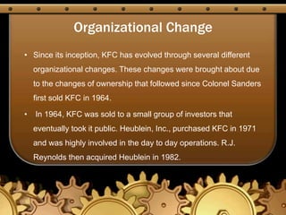 Organizational Dynamics of KFC | PPTX