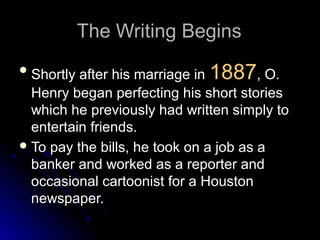 O. henry power_point | PPT