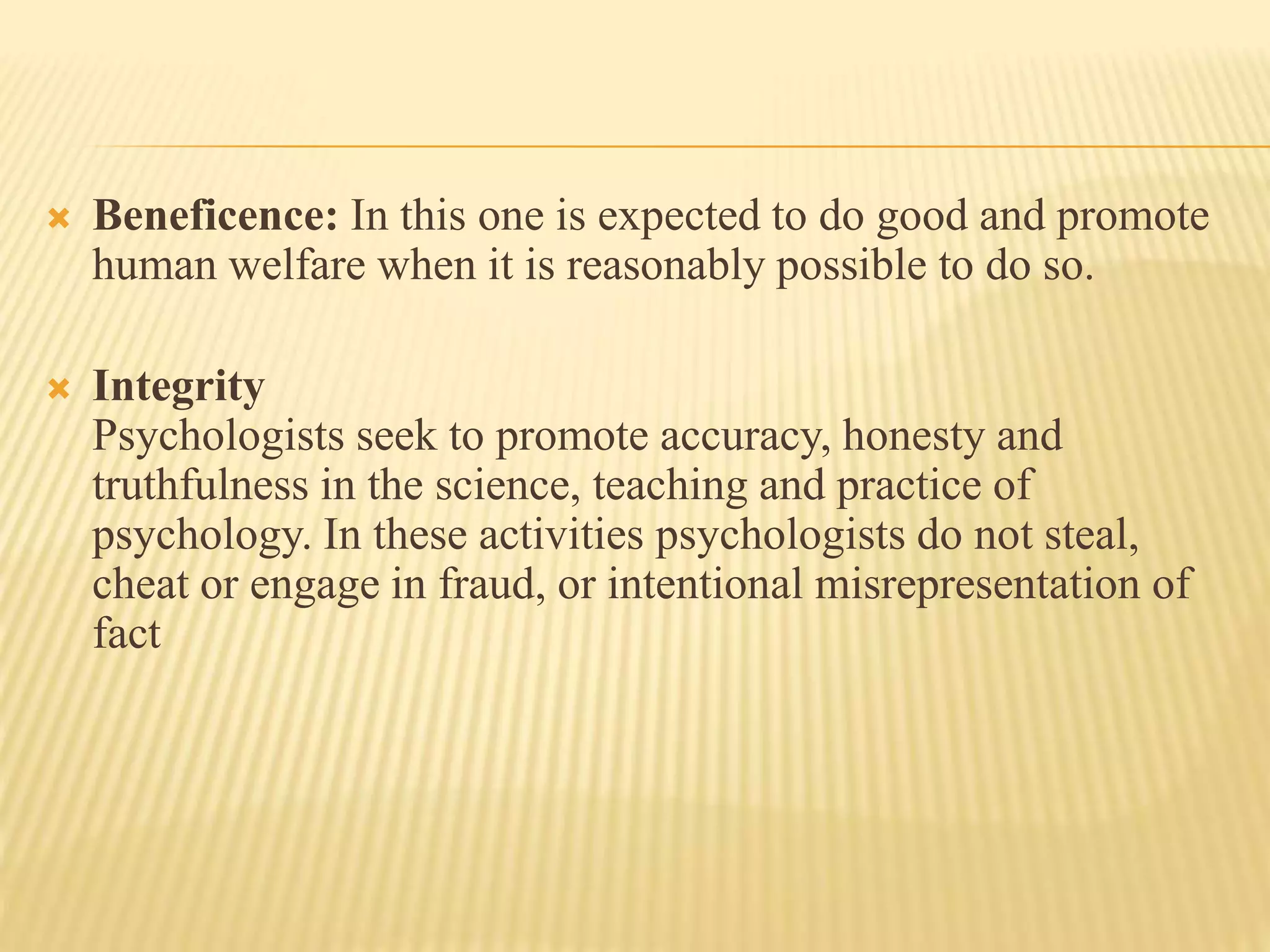 ethics in organizational psychlogy | PPTX