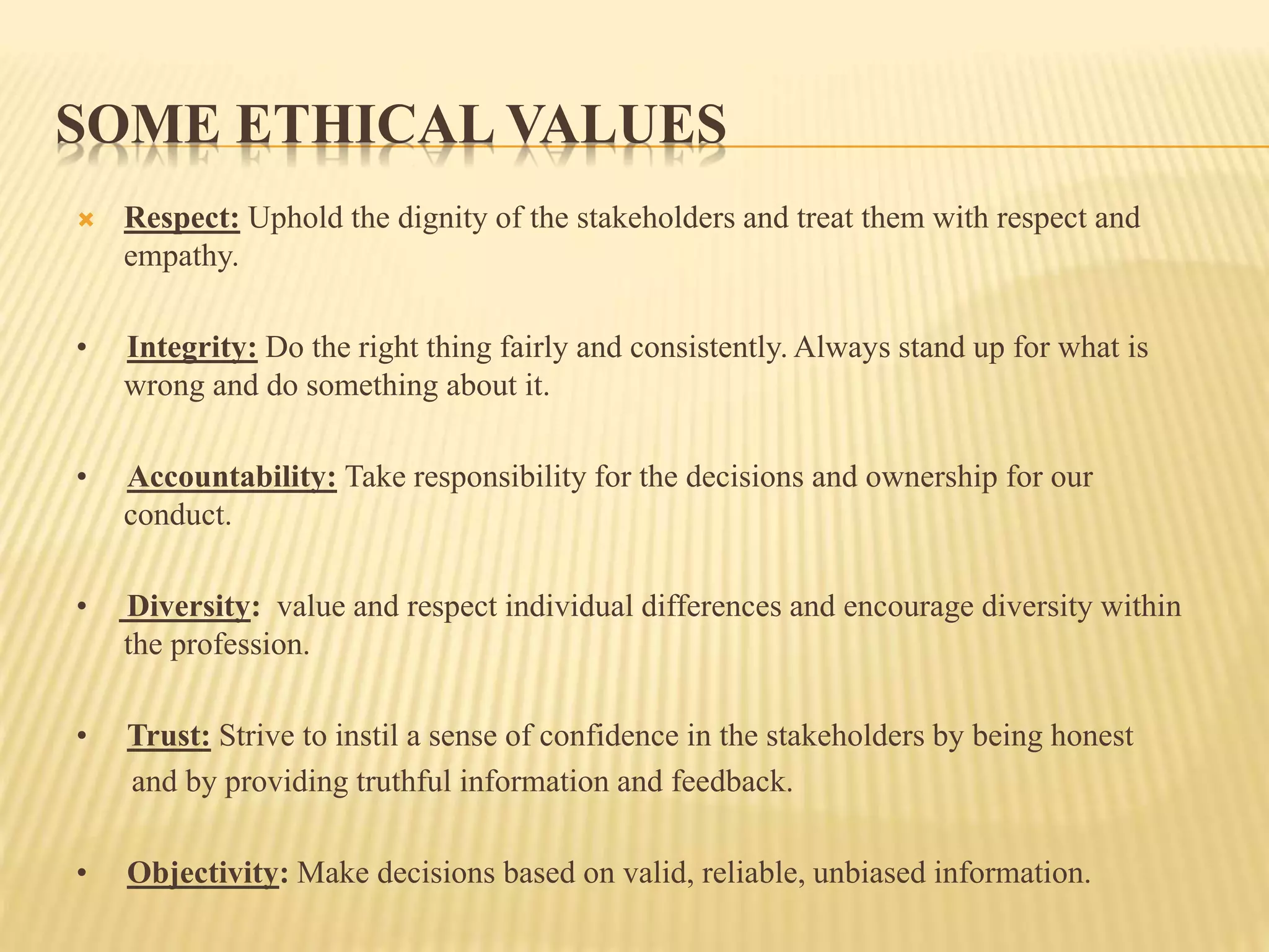 ethics in organizational psychlogy | PPTX