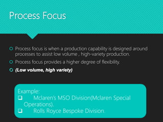 Process strategy & major production decisons | PPT