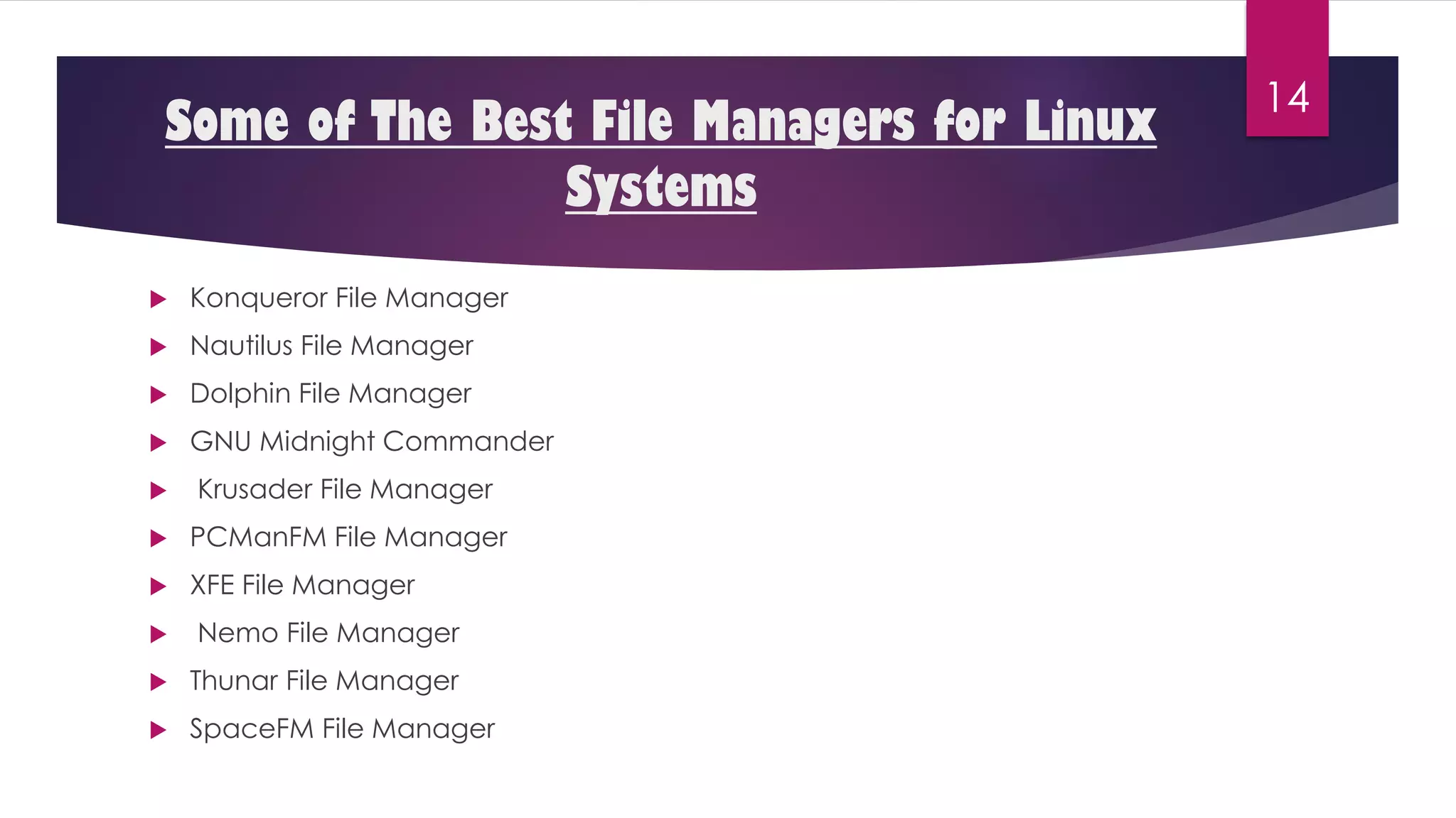 Linux (Fedora File Management) | PPT