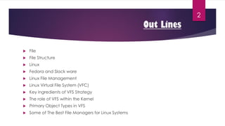 Linux (Fedora File Management) | PPT