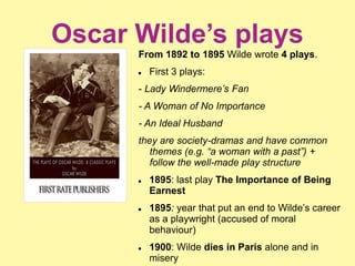 O. Wilde The Importance of Being Earnest | PPT