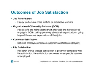 Organizational Behavior : Job attitude and Job satisfaction | PDF
