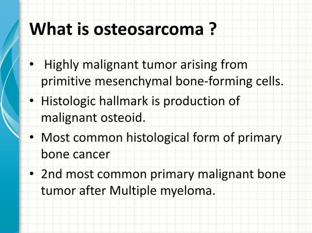 osteoblastic osteosarcoma.pptx