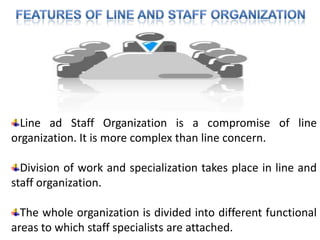 organisation behavior line & staff organisation -sanjay dandriyal | PPT