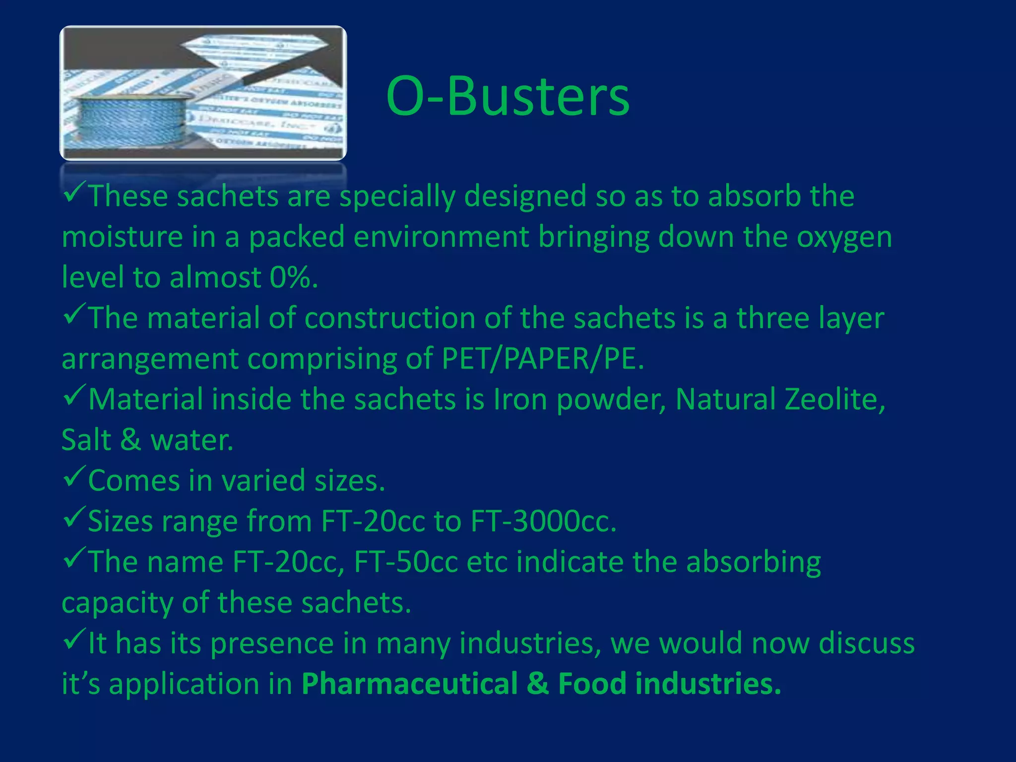 Oxygen Absorbers & Humidity Indicating Cards | PPTX
