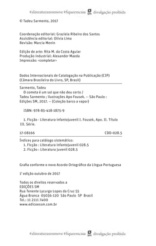 o-cometa-eh-o-sol-q-nao-deu-certo.pdf LIVRO PARADIDATICO | PDF