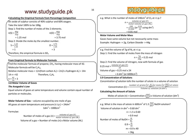 O level-chemistry-notes | PDF | Chemistry | Science