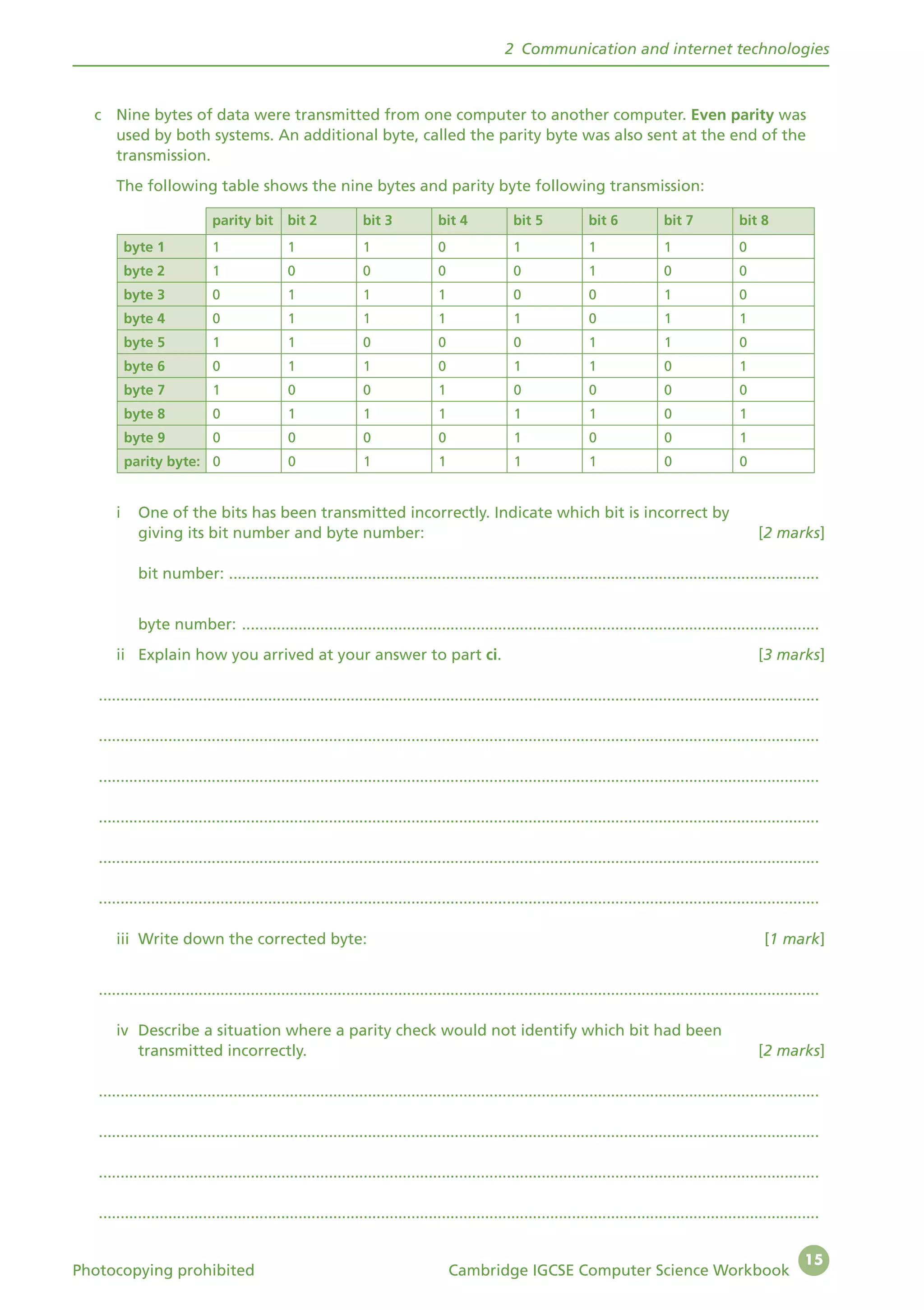 CAMBRIDGE IGCSE COMPUTER SCIENCE WORKBOOK | PDF