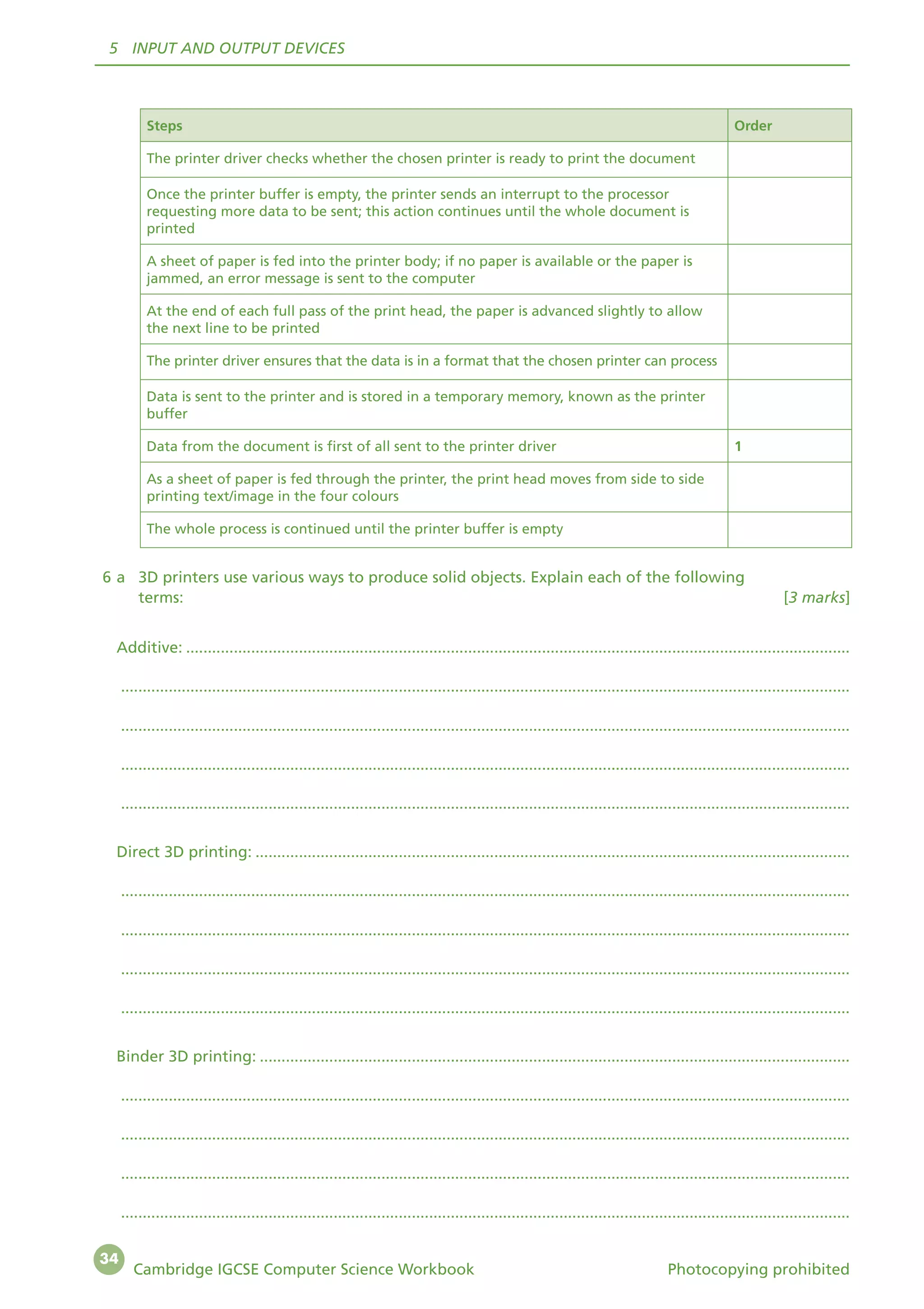 CAMBRIDGE IGCSE COMPUTER SCIENCE WORKBOOK | PDF