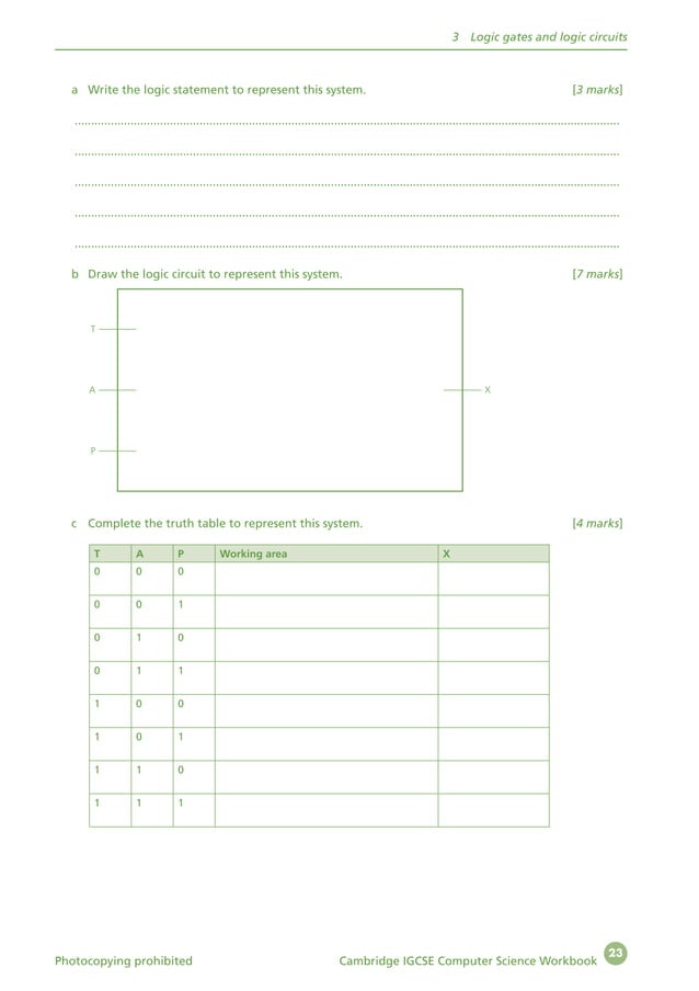 Cambridge Igcse Computer Science Workbook Pdf