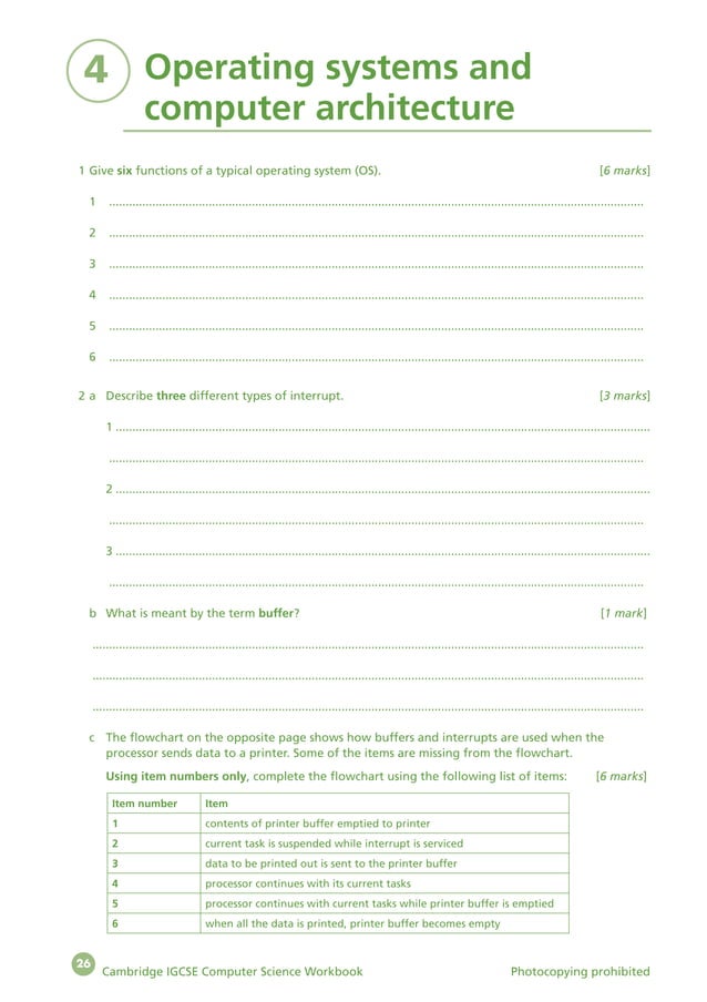 CAMBRIDGE IGCSE COMPUTER SCIENCE WORKBOOK | PDF