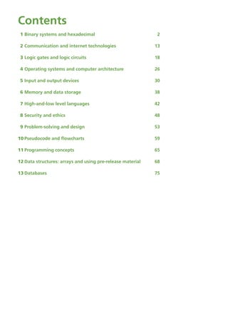 CAMBRIDGE IGCSE COMPUTER SCIENCE WORKBOOK | PDF