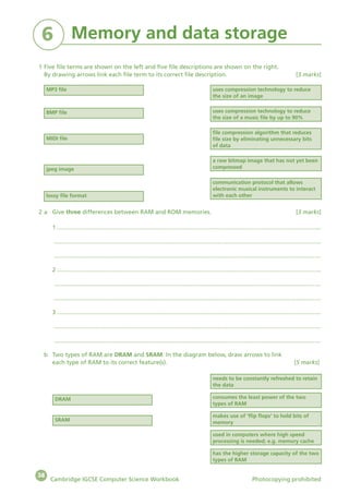 CAMBRIDGE IGCSE COMPUTER SCIENCE WORKBOOK | PDF