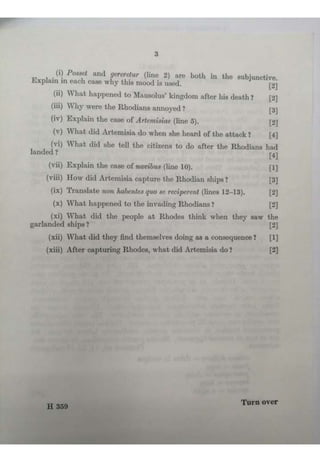 O level Latin 1979 | PPTX