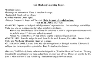 Offensive Line Manual | PPTX