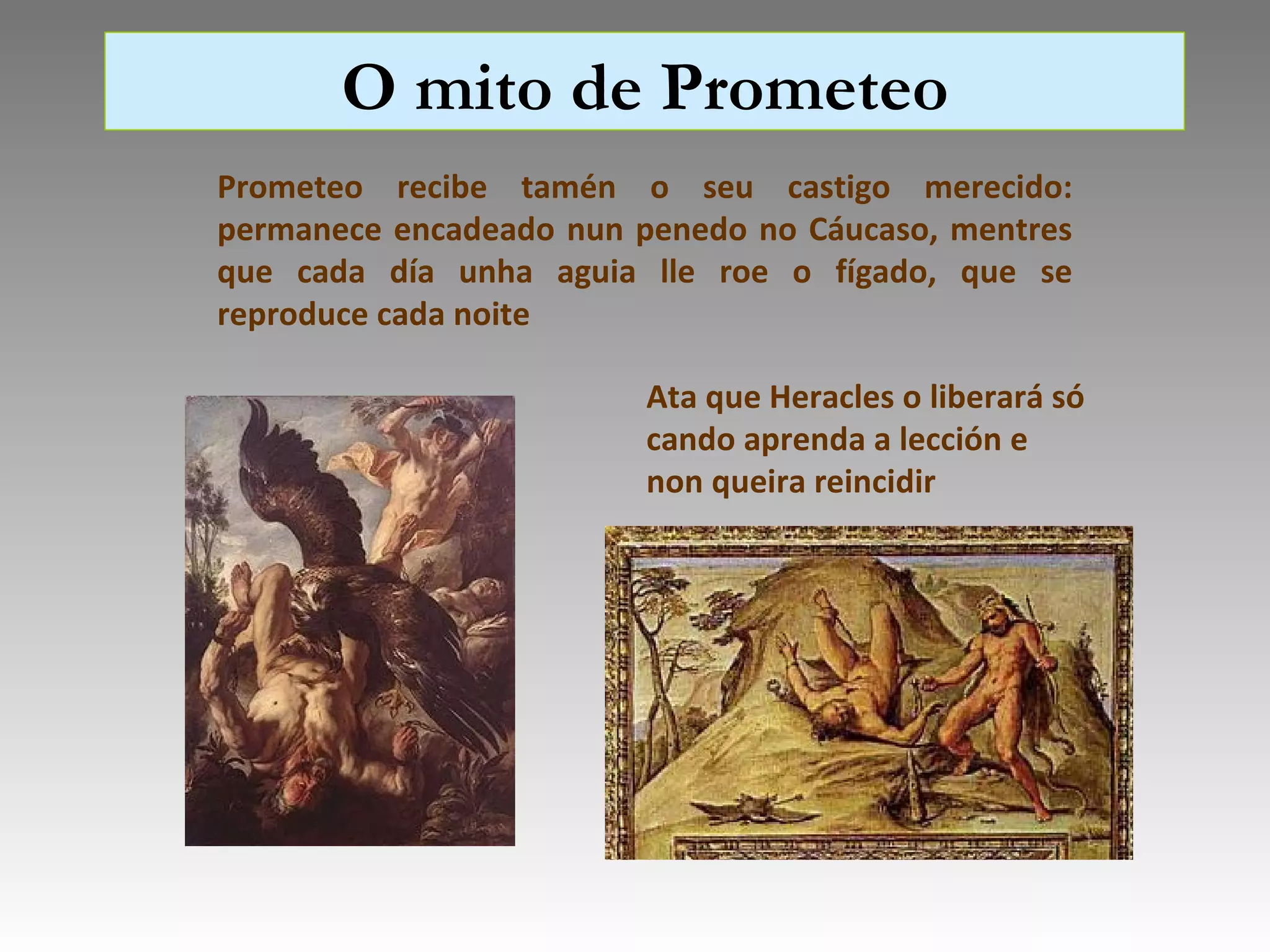 O Mito De Prometeo VersióN Temporalizada | PPT