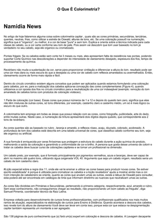 Entenda Como Funciona A Colorimetria Dos Cabelos | PDF