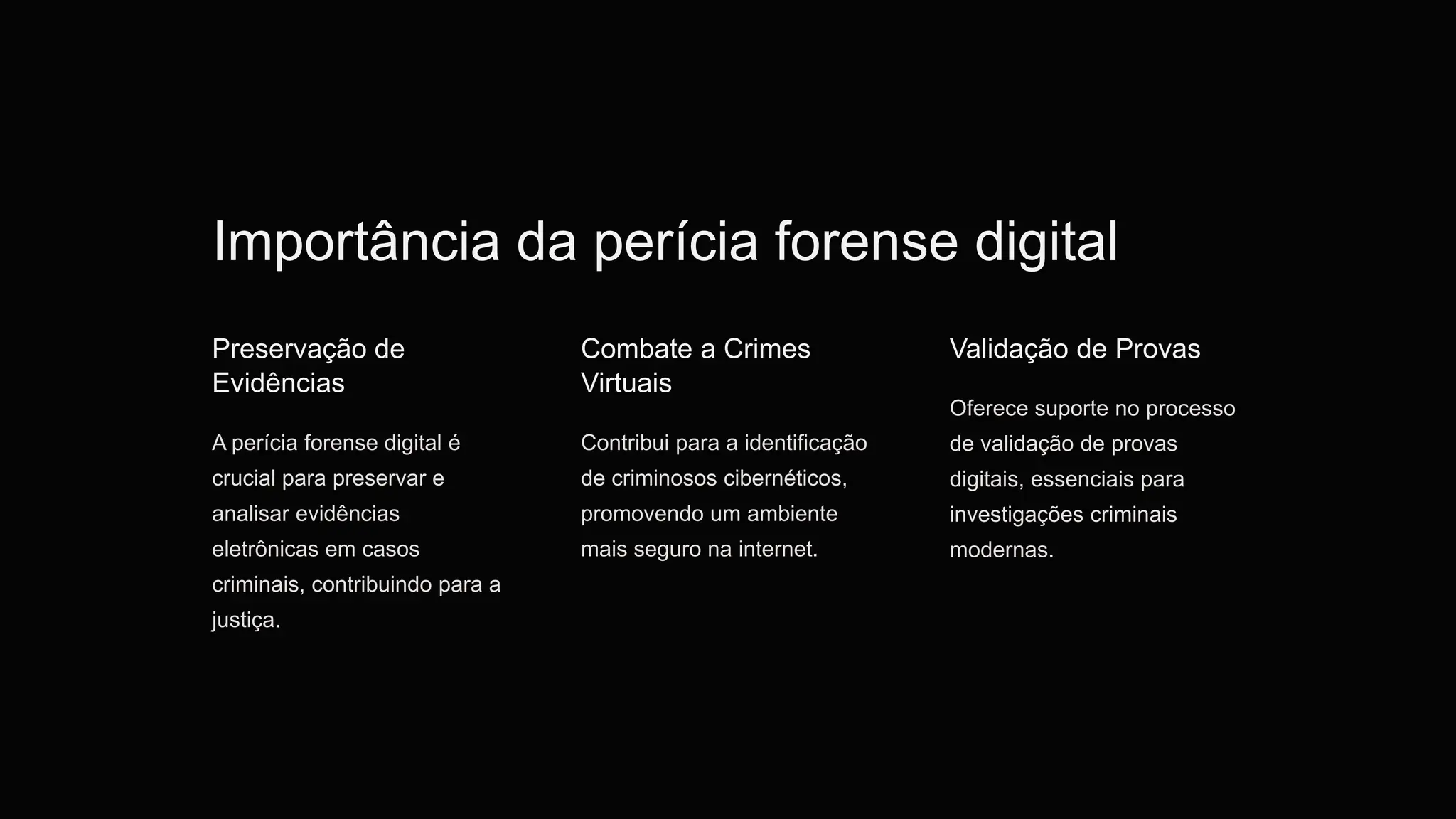 O que é uma pesquisa Forense e como ele é importante | PPTX