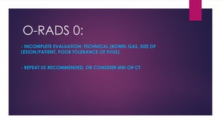 O-RADS Classification Of Ovarian Lesions | PPT
