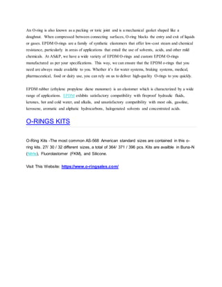 FDA O-Rings | DOCX