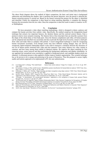 Secure Authentication System Using Video Surveillance | PDF | Information and Network Security ...