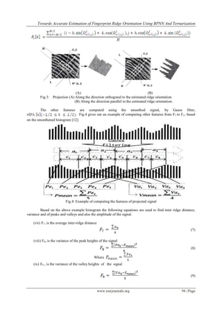 Towards Accurate Estimation of Fingerprint Ridge Orientation Using BPNN ...