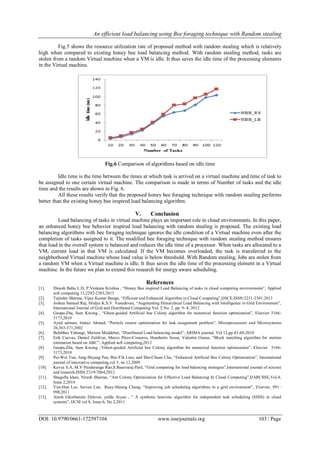 An efficient load balancing using Bee foraging technique with Random stealing | PDF
