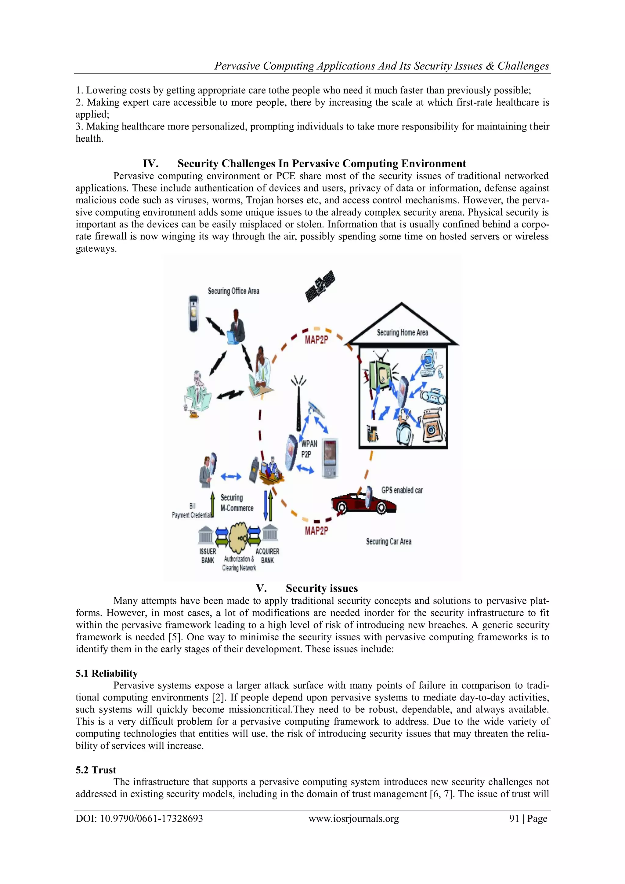 Pervasive Computing Applications And Its Security Issues & Challenges | PDF