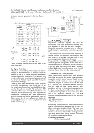 Closed Loop Speed Control of a BLDC Motor Drive Using Adaptive Fuzzy Tuned PI Controller | PDF