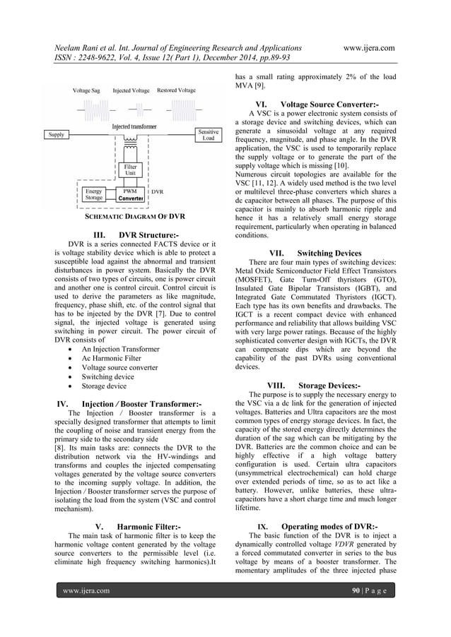 Sag mitigation in distribution system by using Dynamic voltage Restorer (DVR) | PDF