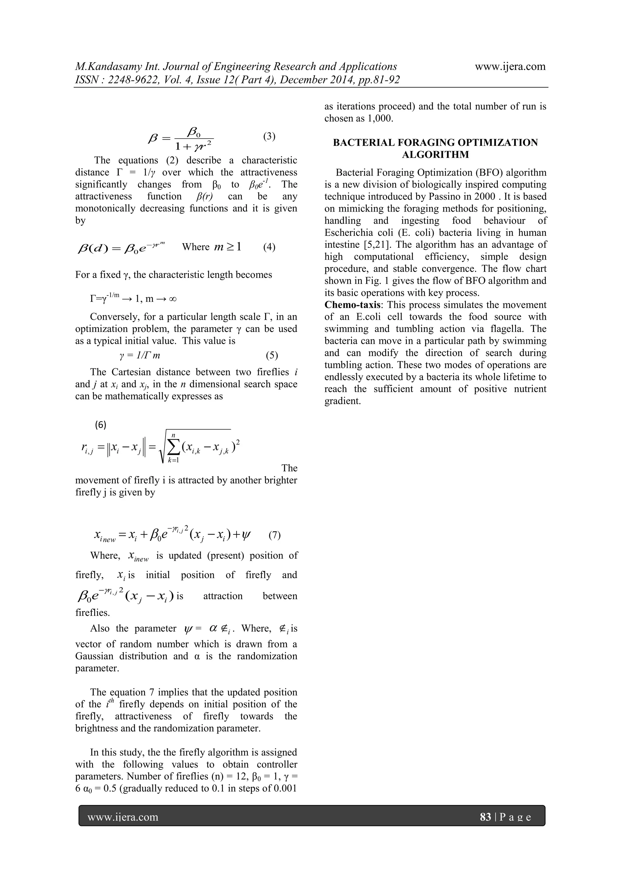 A Heuristic Approach for optimization of Non Linear process using Firefly Algorithm and ...