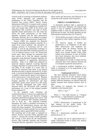 A Heuristic Approach for optimization of Non Linear process using Firefly Algorithm and ...