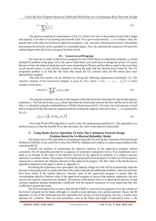 A New Bi-level Program Based on Unblocked Reliability for a Continuous Road Network Design | PDF