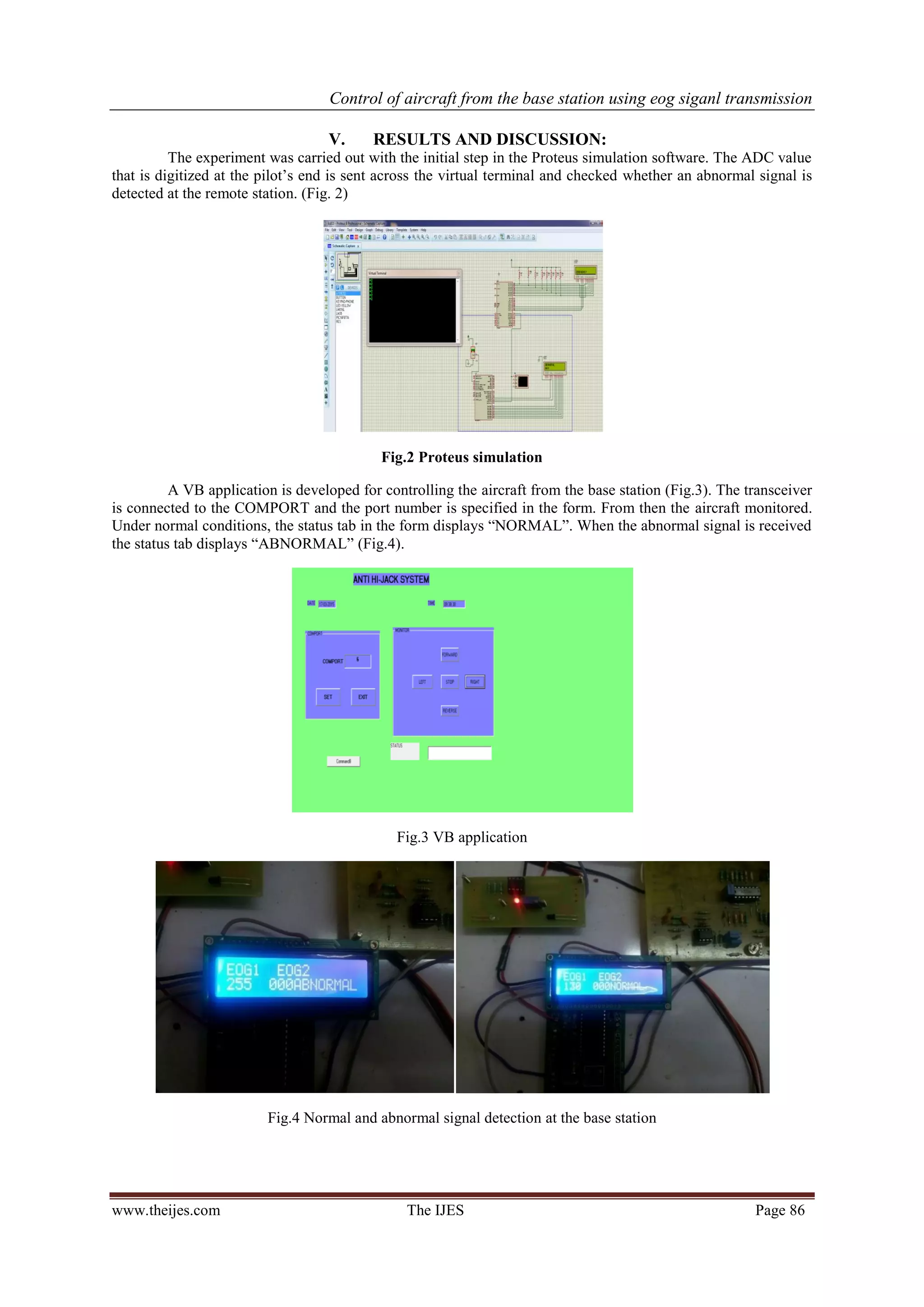 Control of aircraft from the base station using eog siganl transmission | PDF | Information and ...
